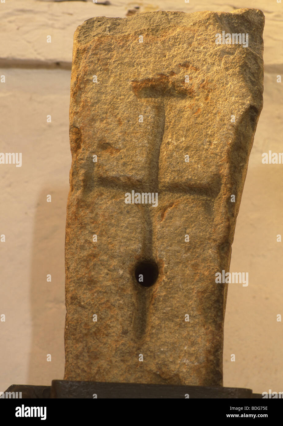 St Cadfan's Stone St Cadfan's Church Tywyn Part of stone includes first ...