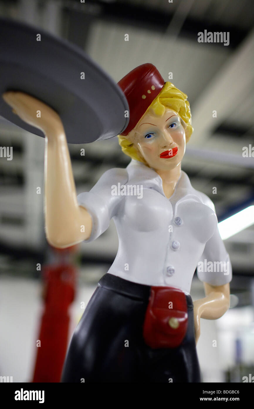 Figure of a waitress Stock Photo - Alamy