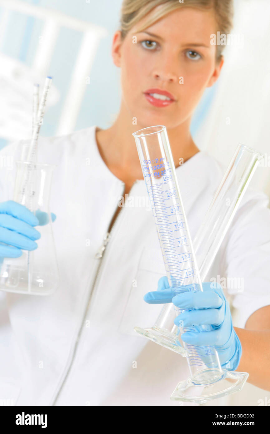Female Laboratory Worker High Resolution Stock Photography and Images ...