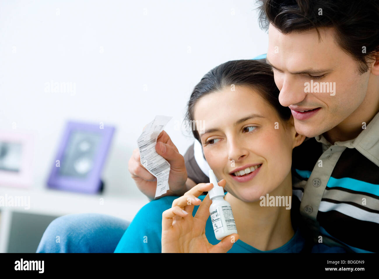 Male nasal spray hi-res stock photography and images - Alamy