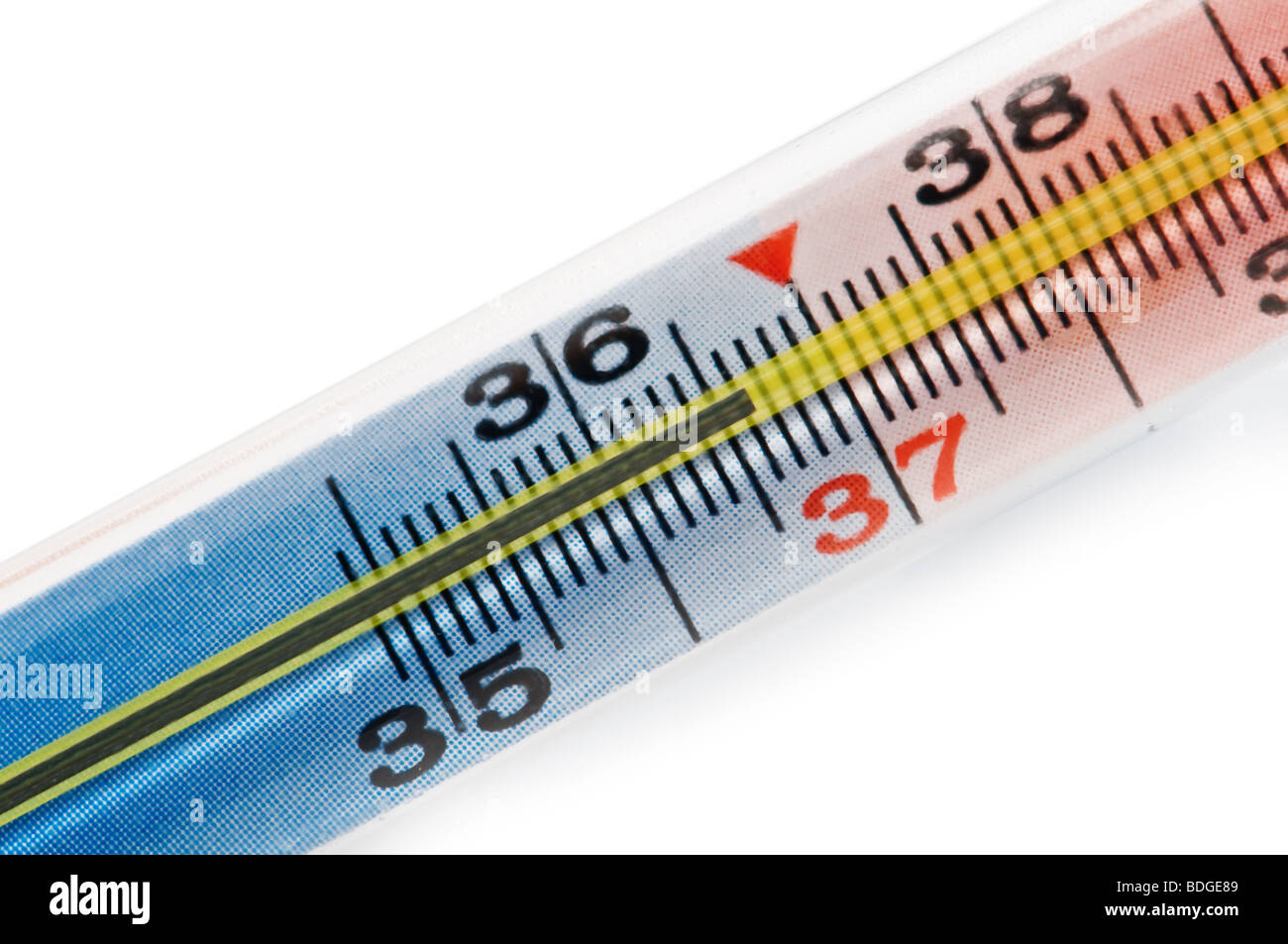 blue thermometer closeup Stock Photo - Alamy