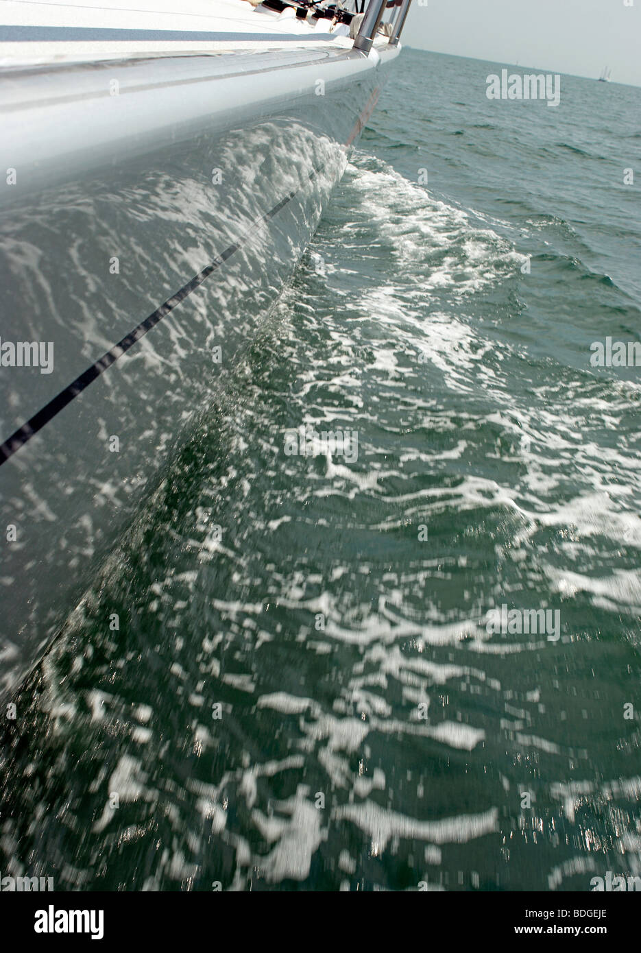 side of sailing boat Stock Photo - Alamy