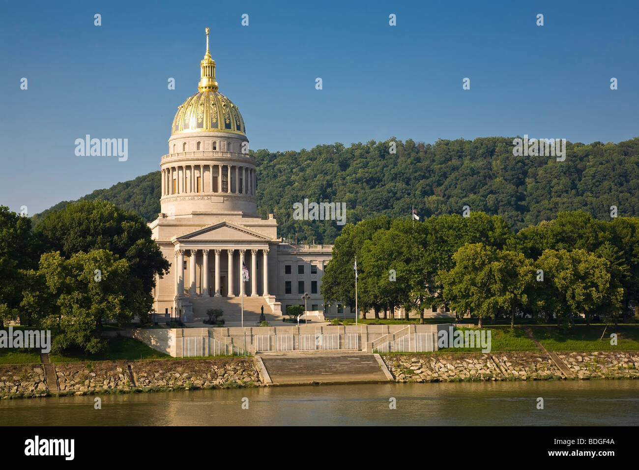 State capital building built 1924-1932 Charleston West Virginia on the ...