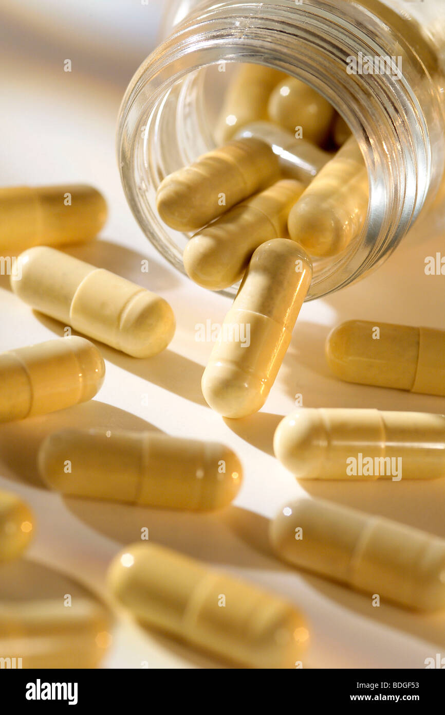 A CAPSULE-FORM DRUG Stock Photo - Alamy