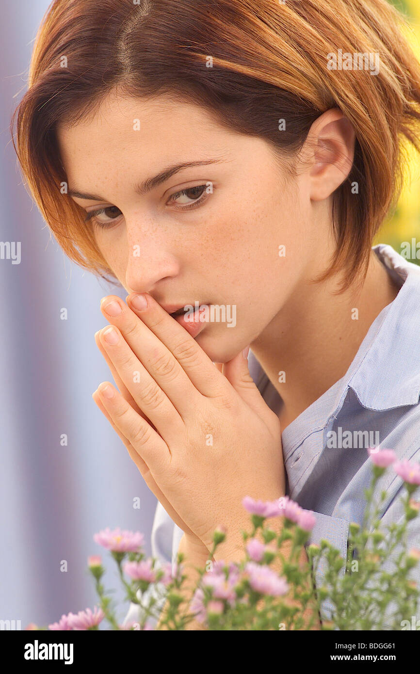 Distressed lady hi-res stock photography and images - Alamy