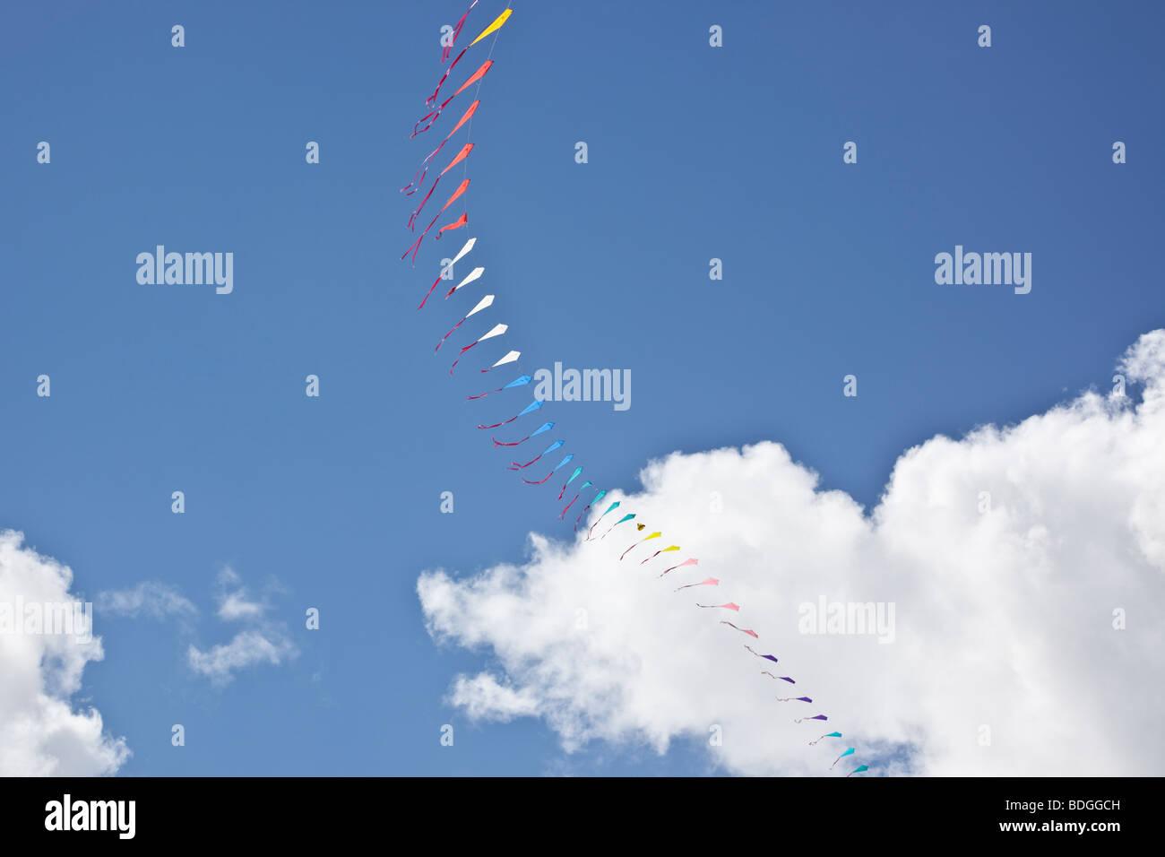 Flag kite flying, Capetown, South Africa Stock Photo - Alamy
