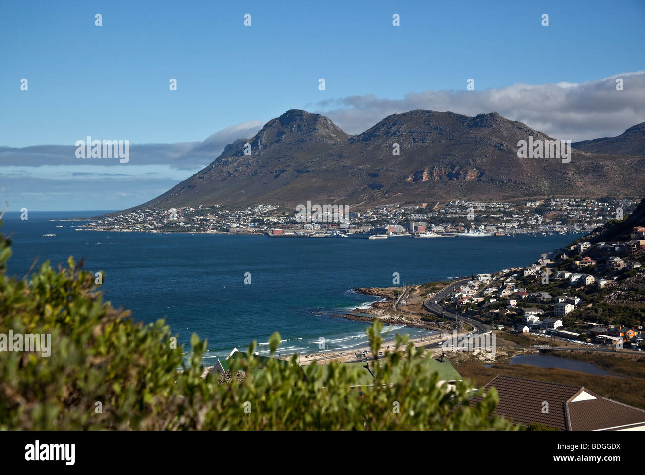 Aerial view indian ocean coastal town hi-res stock photography and ...
