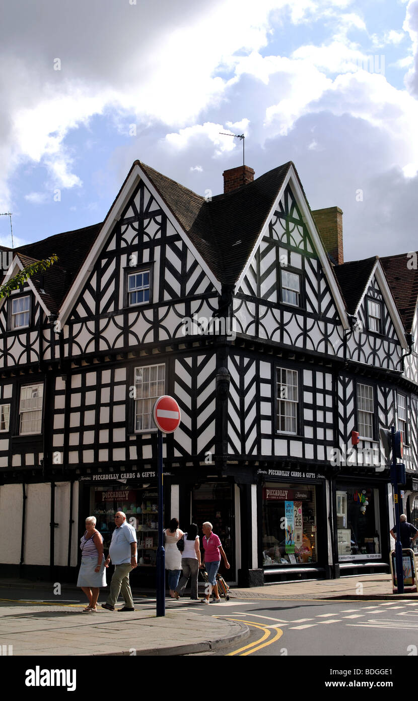 Town centre, Warwick, Warwickshire, England, UK Stock Photo - Alamy