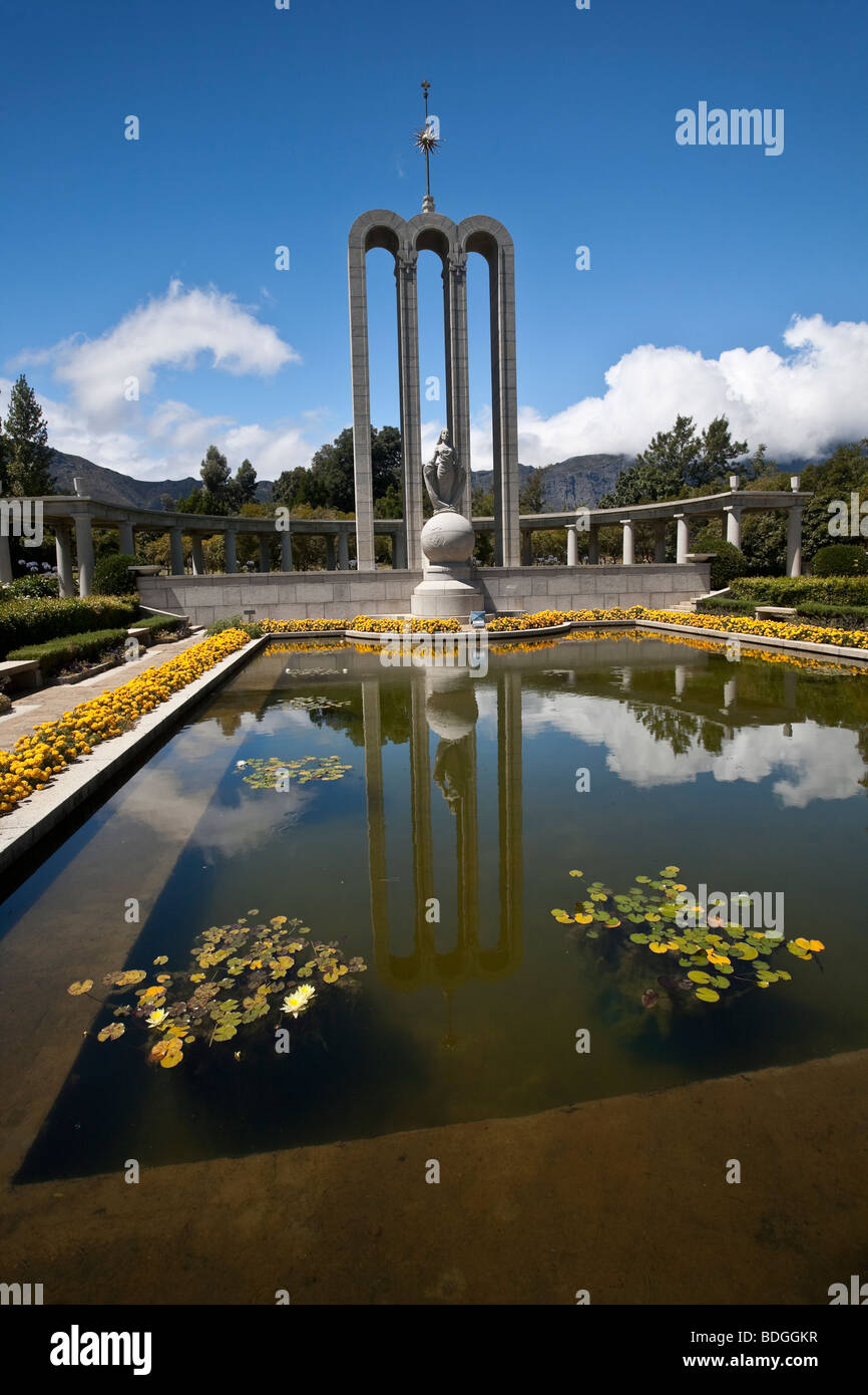 Huguenot Monument, Franschhoek, Western Cape, South Africa Stock Photo ...