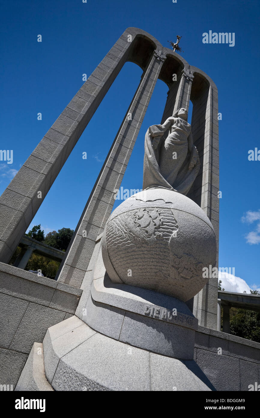 Huguenot Monument, Franschhoek, Western Cape, South Africa Stock Photo ...