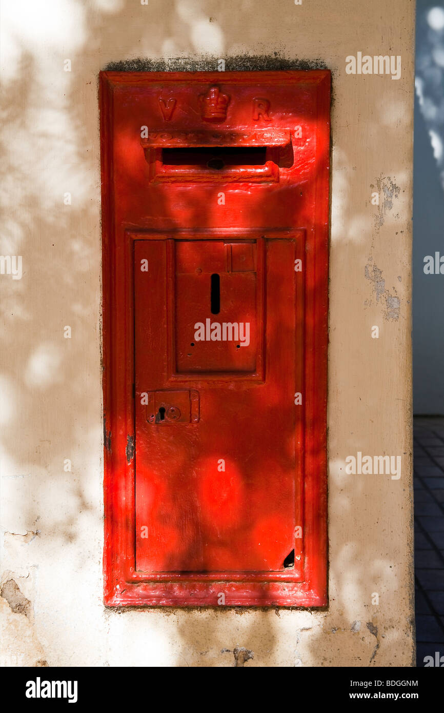 Old Colonial Postbox, Stellenbosch, Western Cape, South Africa Stock ...