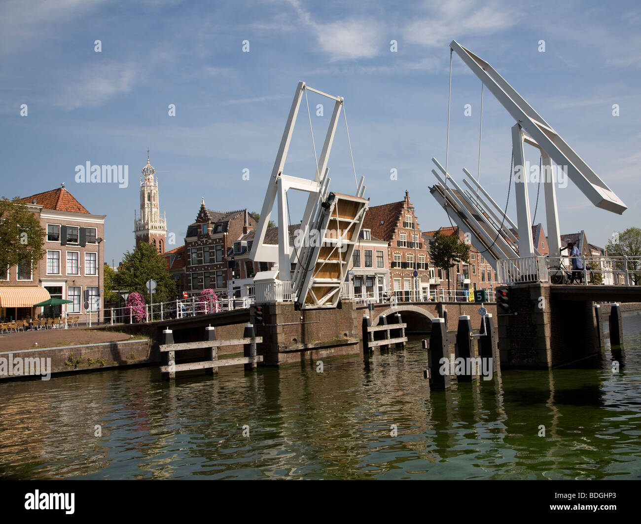Gravestenenbrug bridge, Haarlem, Holland Stock Photo - Alamy