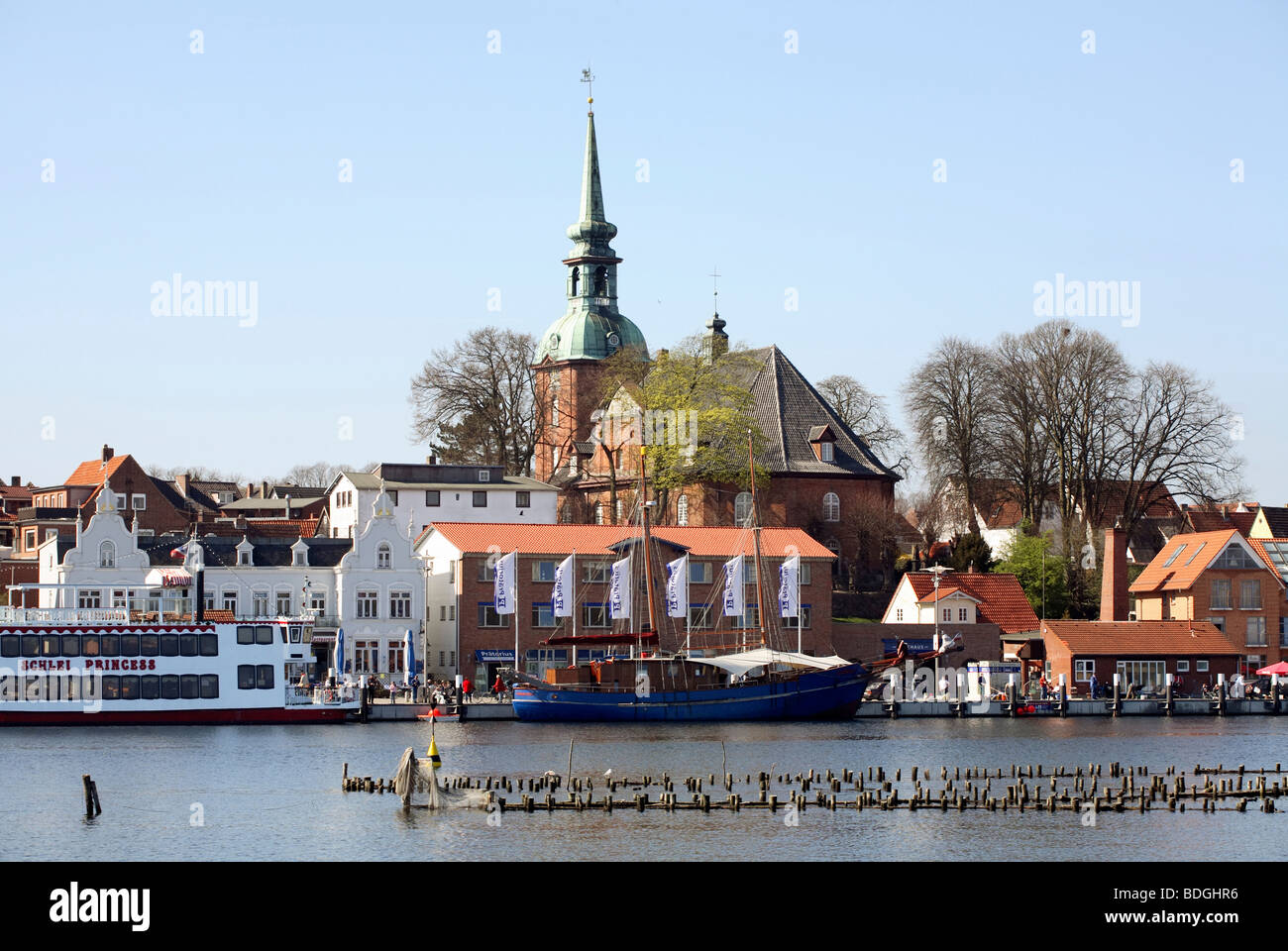 Townscape of Kappeln, Germany Stock Photo - Alamy