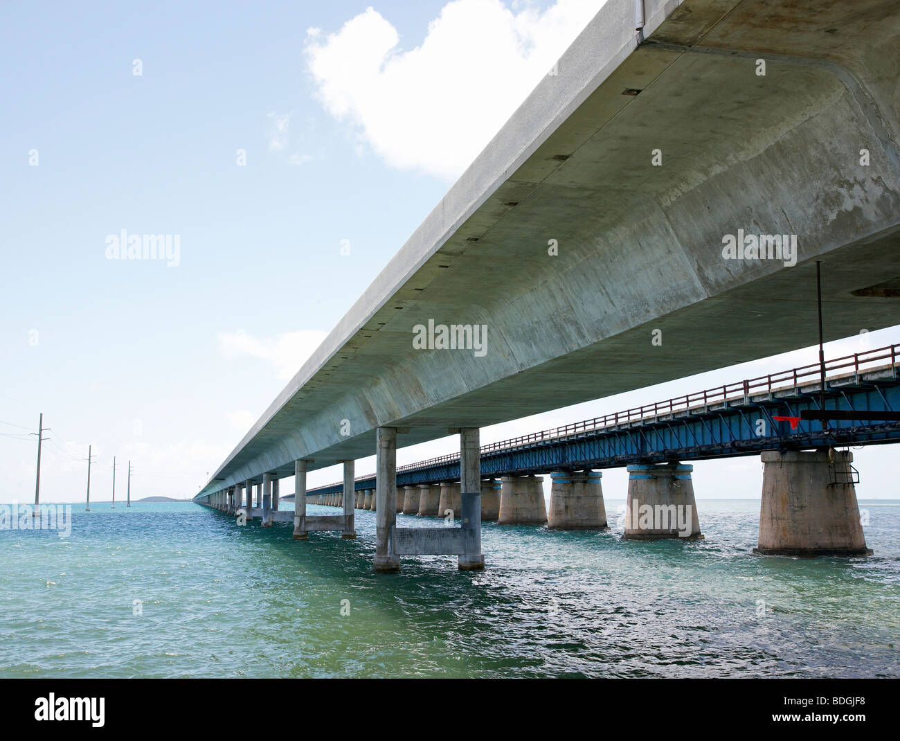 seven mile bridge Florida USA Stock Photo - Alamy