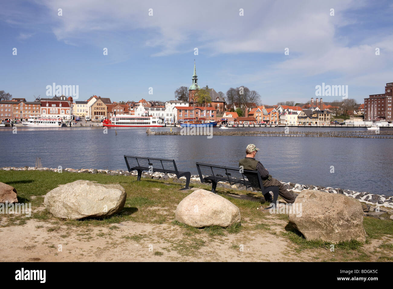 Townscape of Kappeln, Germany Stock Photo - Alamy
