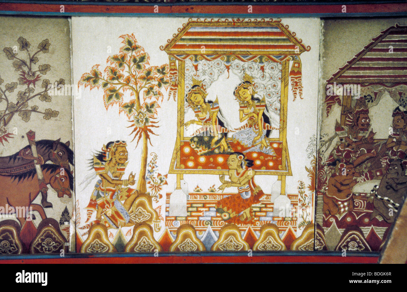 bali, indonesia, traditional painting, ubud Stock Photo - Alamy