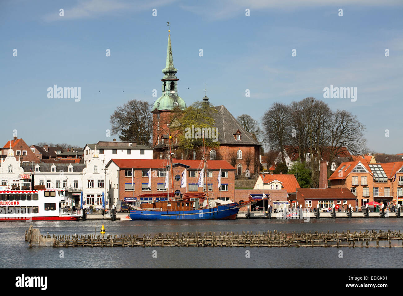 Townscape of Kappeln, Germany Stock Photo - Alamy