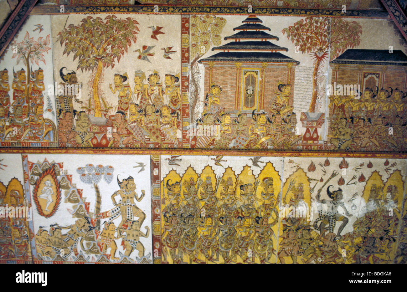 bali, indonesia, traditional painting, ubud Stock Photo - Alamy