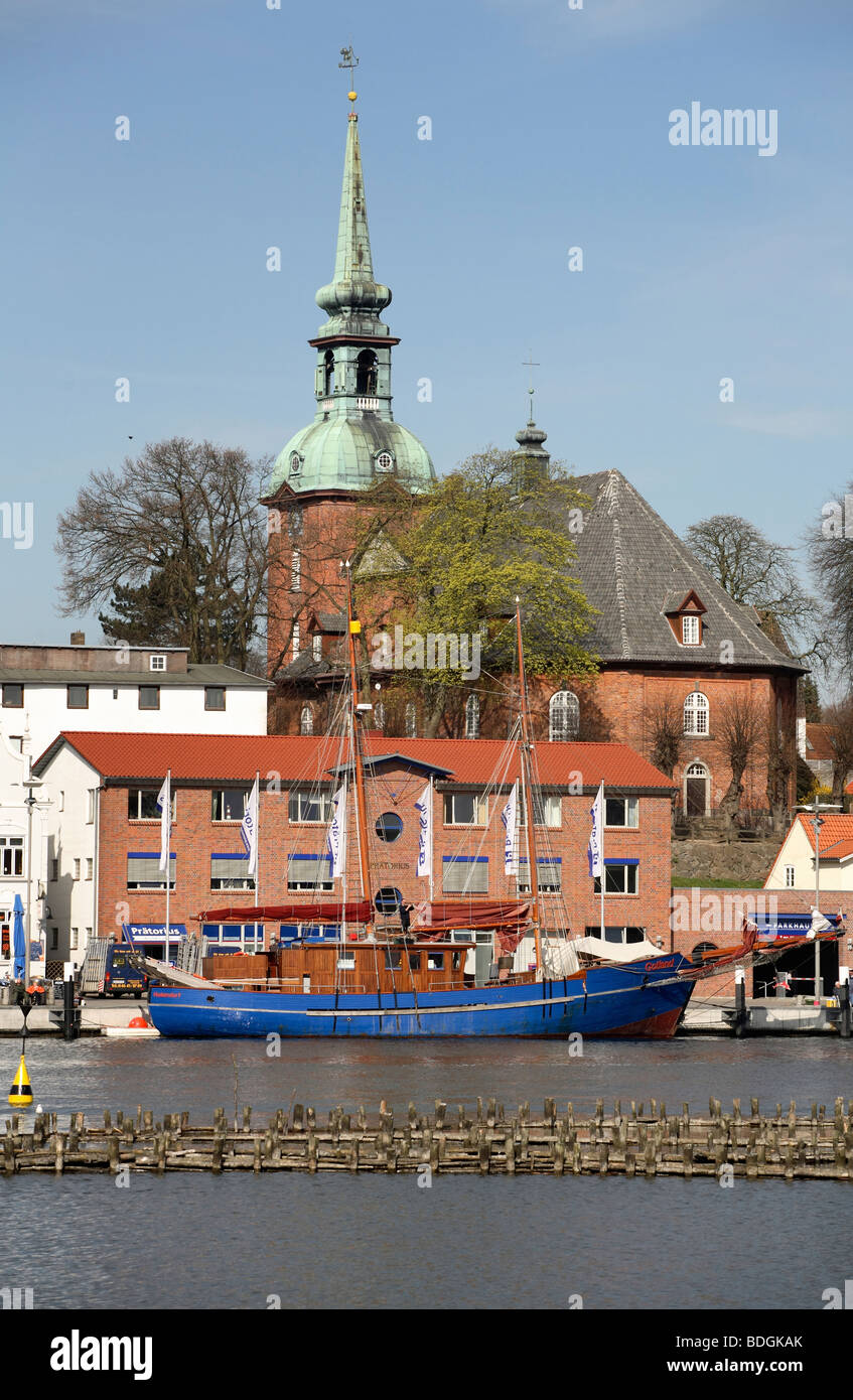 Townscape of Kappeln, Germany Stock Photo - Alamy