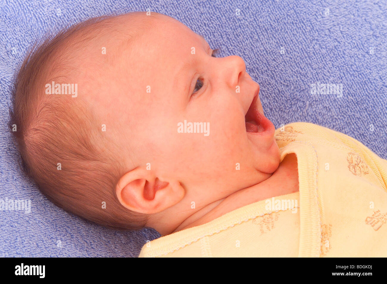 NEWBORN BABY FACE Stock Photo - Alamy