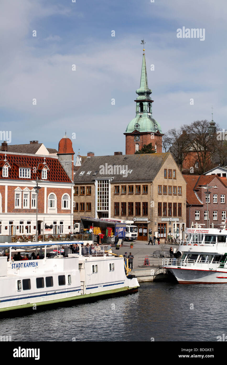 Townscape of Kappeln, Germany Stock Photo - Alamy