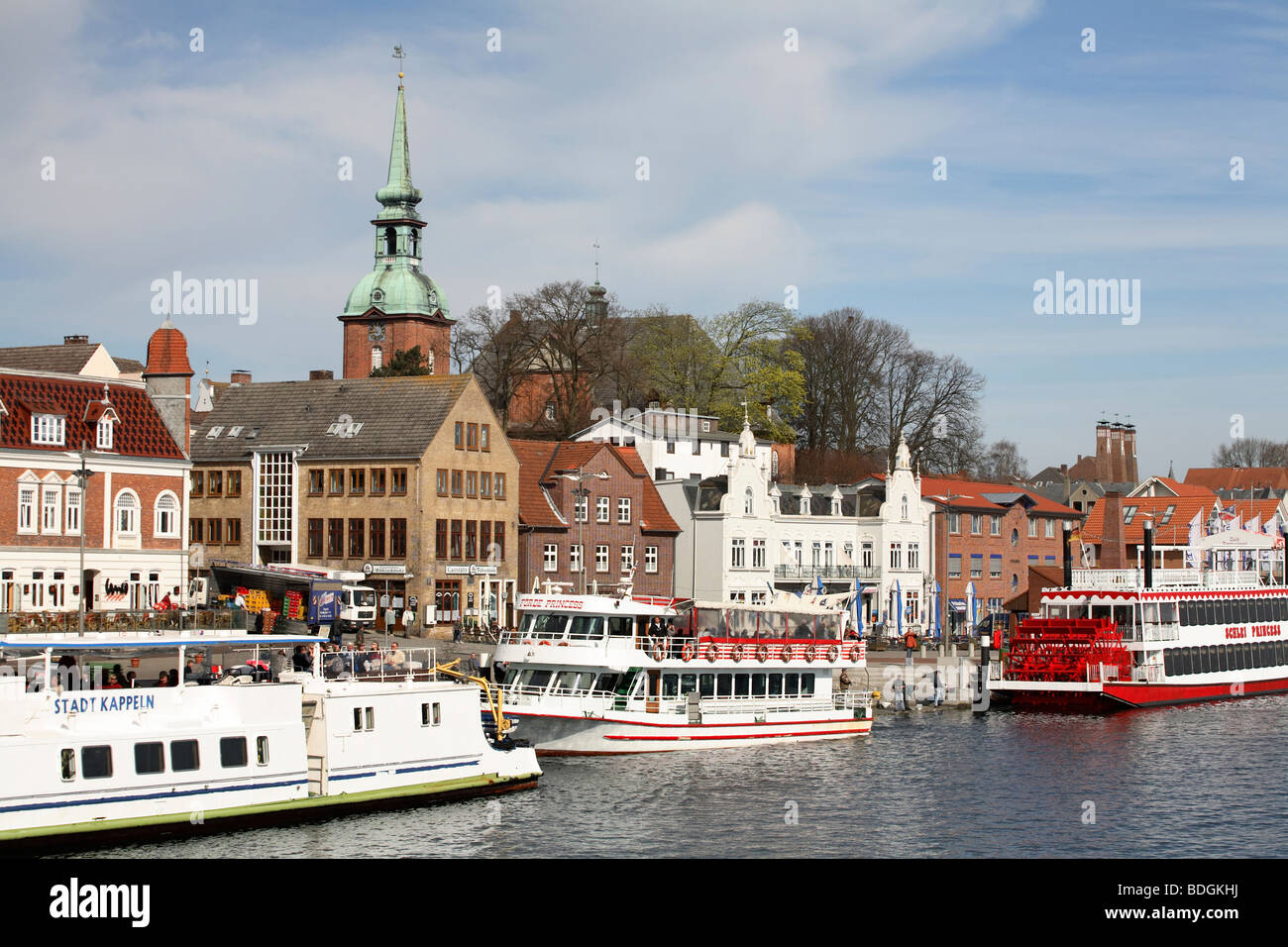 Townscape of Kappeln, Germany Stock Photo - Alamy
