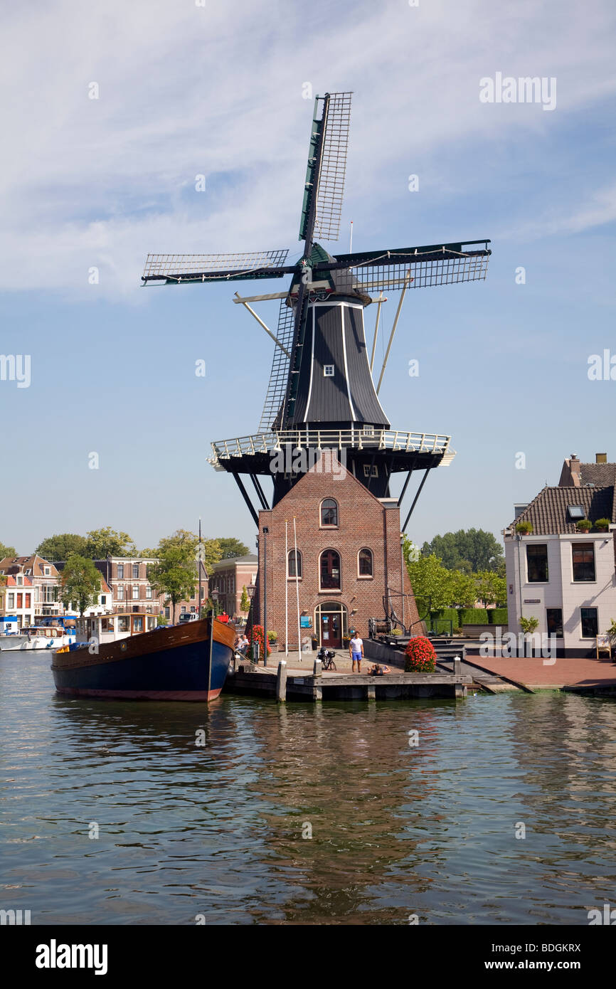 Moulin de Adriaan windmill, Haarlem, Holland Stock Photo - Alamy