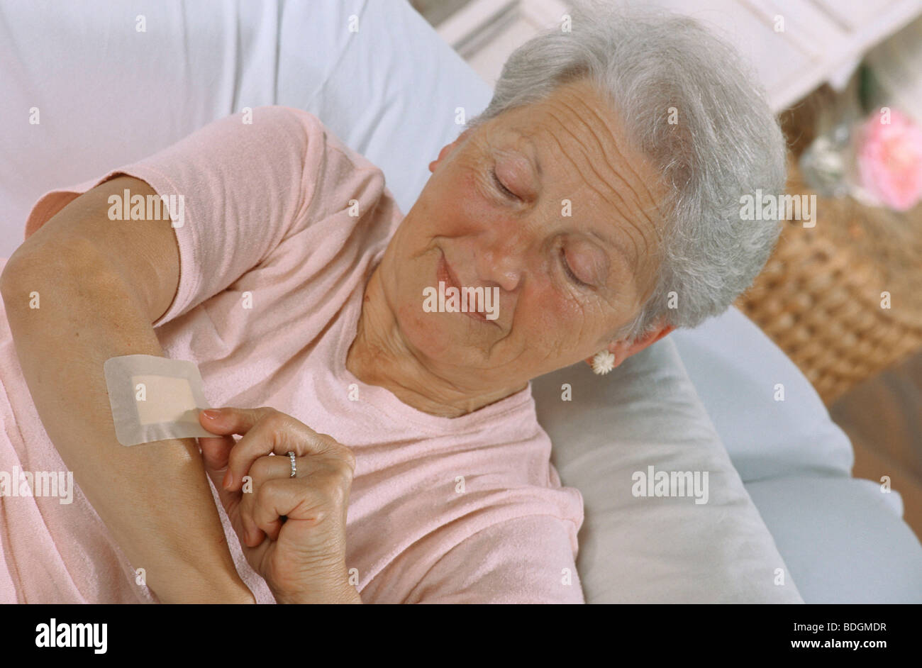ELDERLY PERSON DRESSING Stock Photo - Alamy