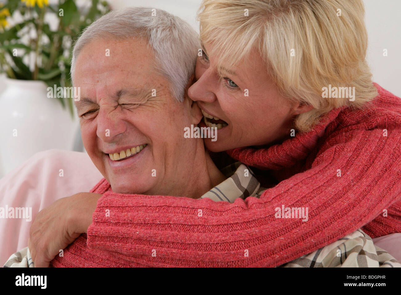 COUPLE IN THEIR 50S, INSIDE Stock Photo - Alamy