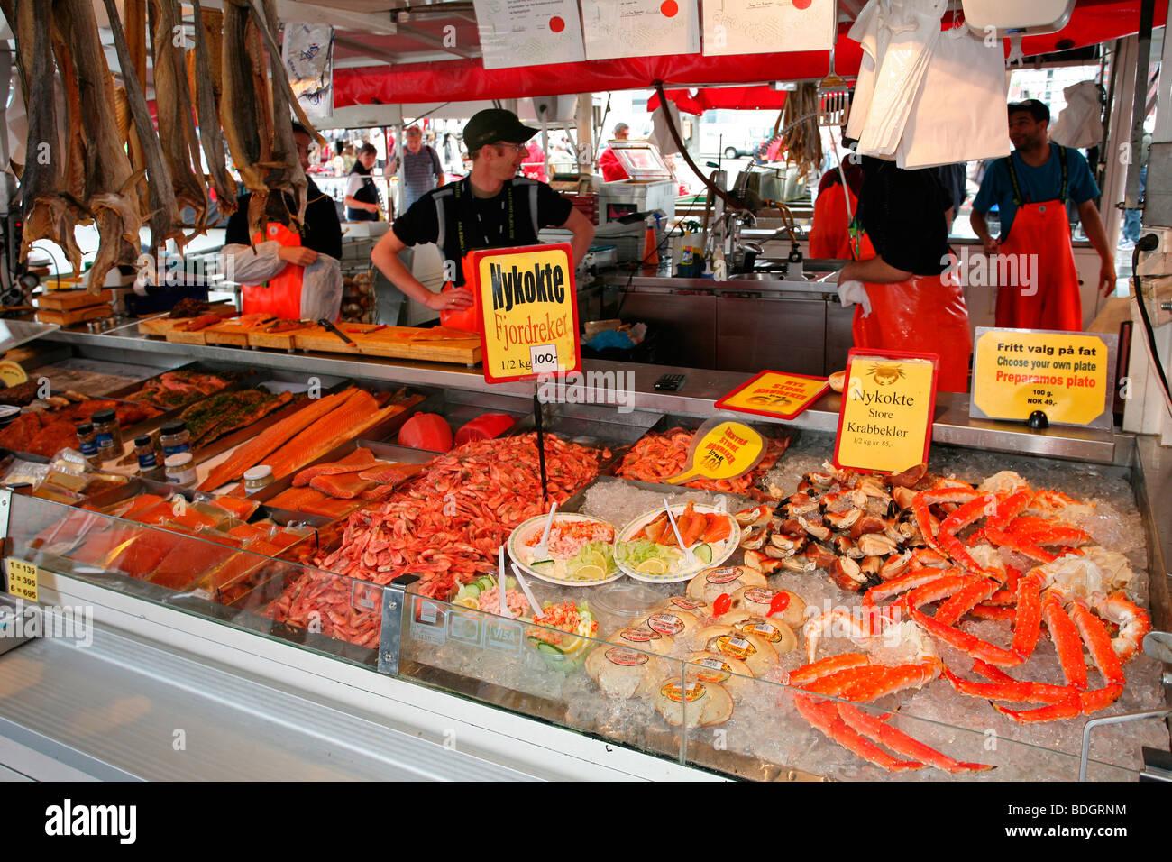 Bryggen fish hi-res stock photography and images - Alamy