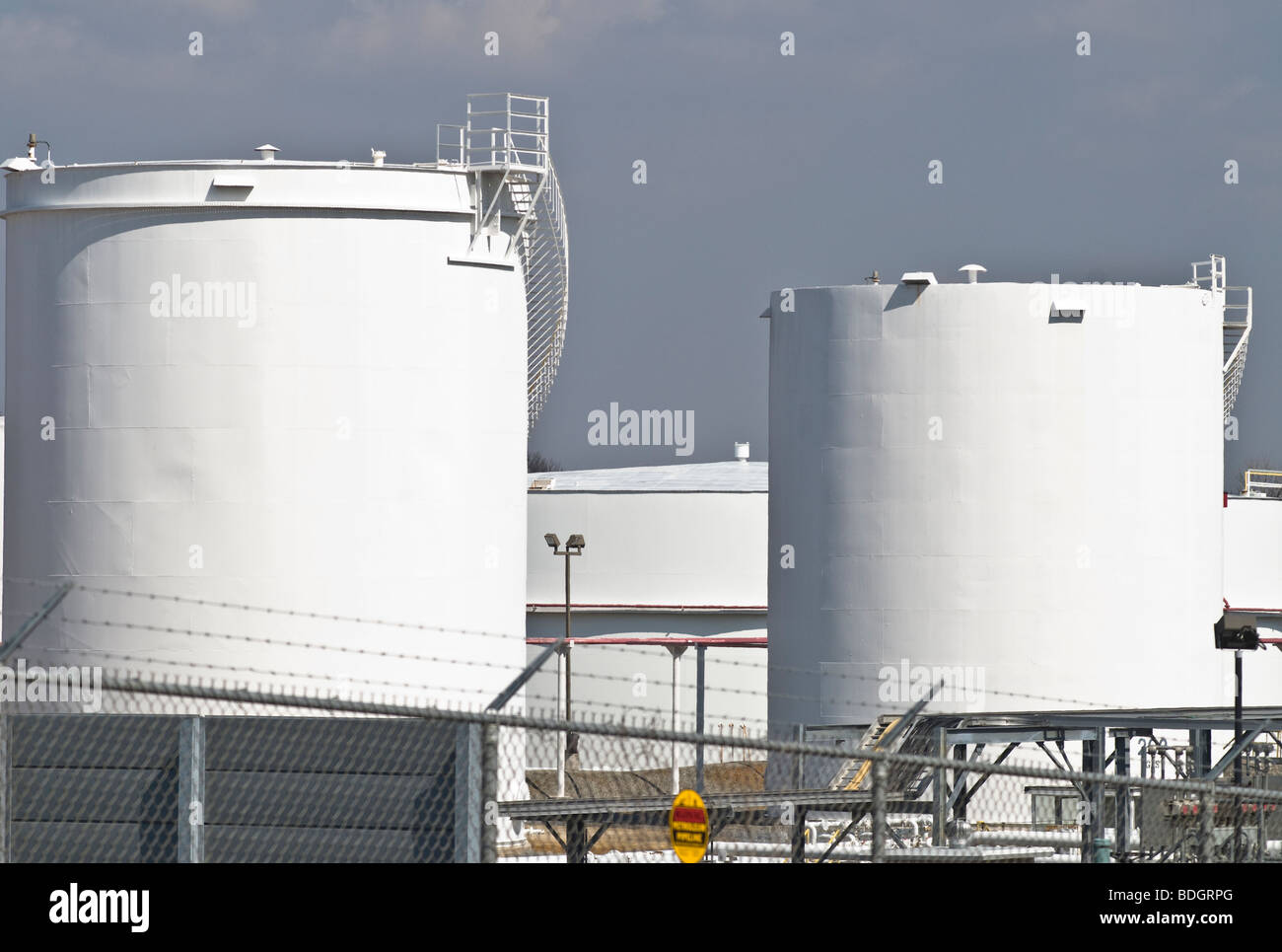 Tank farm petrochemical storage facility Stock Photo - Alamy