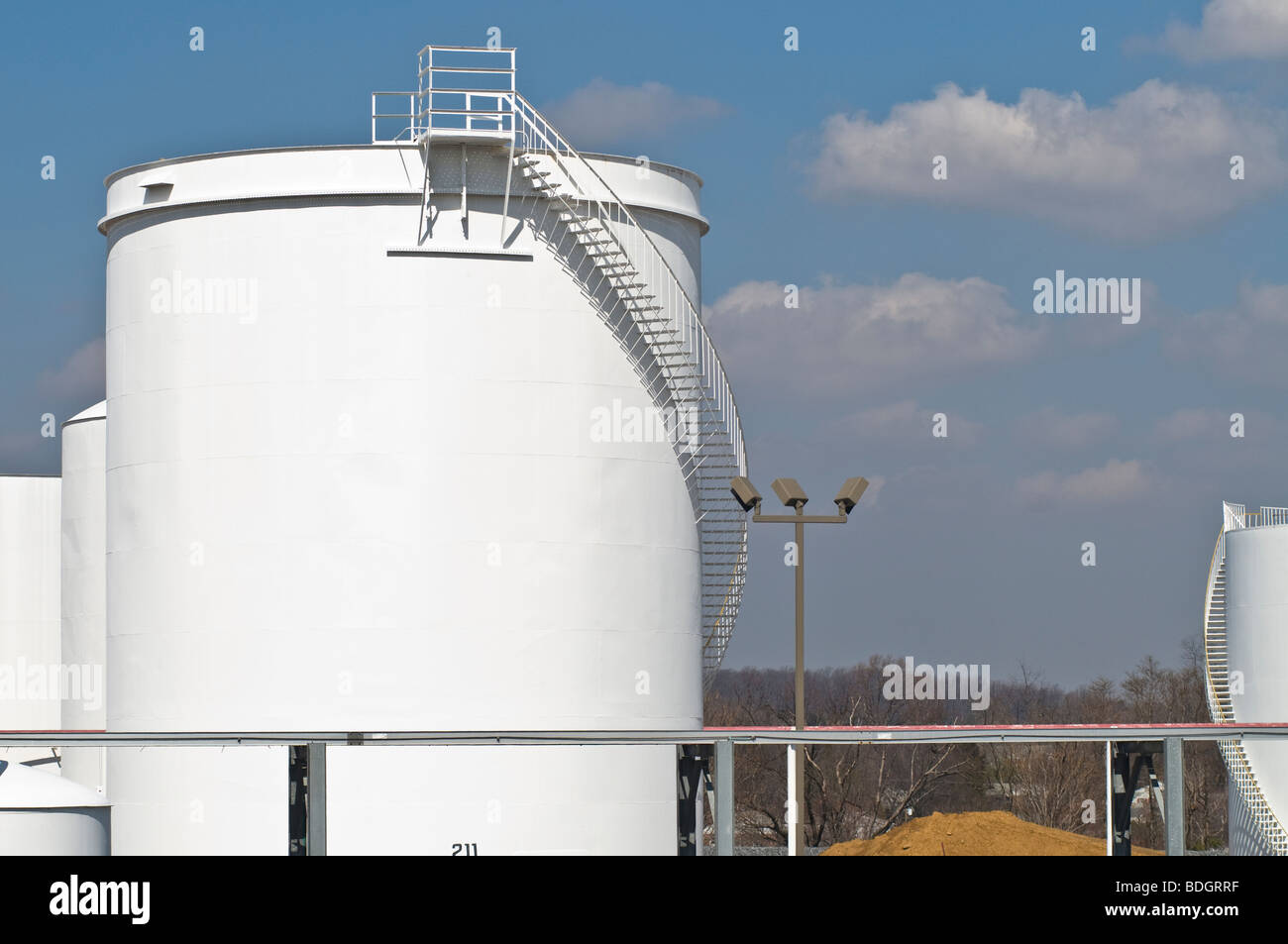 Tank farm petrochemical storage facility Stock Photo - Alamy