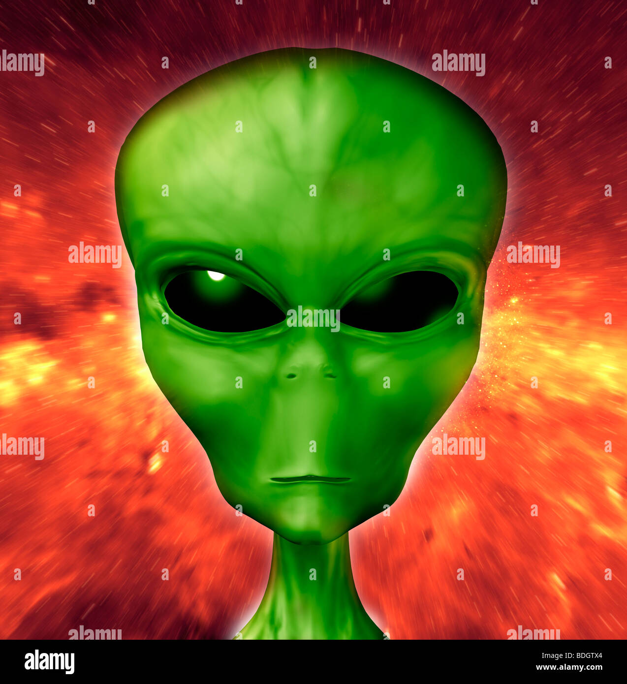 Alien head hi-res stock photography and images - Alamy