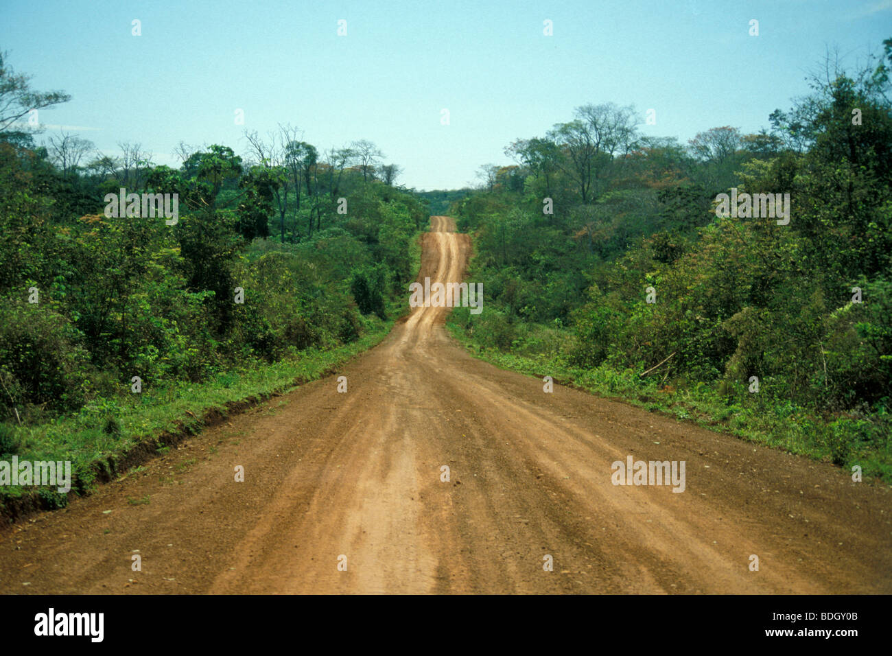 bolivia, road in the yungas Stock Photo - Alamy