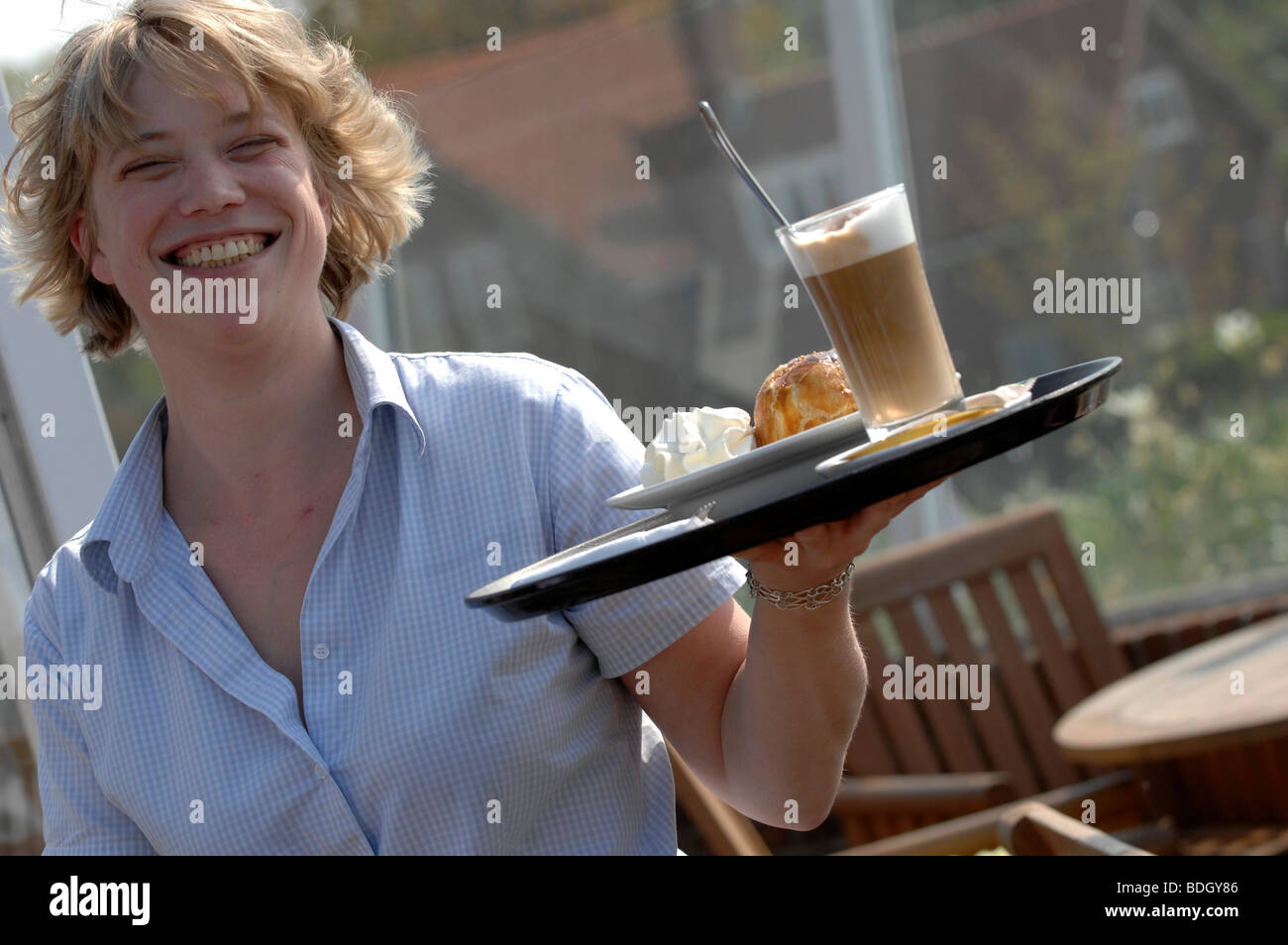 Hot waitress hi-res stock photography and images - Alamy