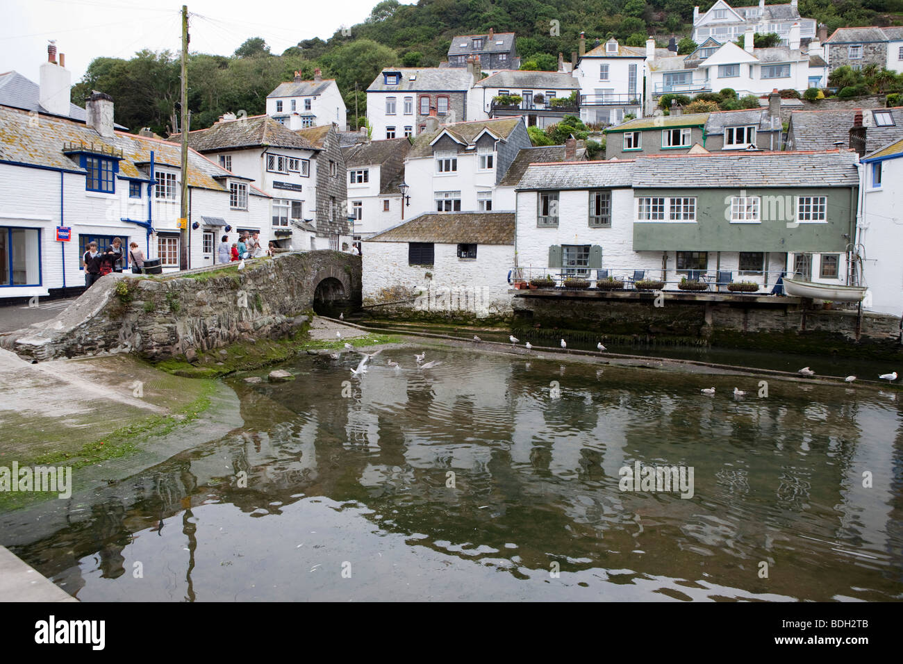 Polperro Harbour, Cornwall Stock Photo - Alamy