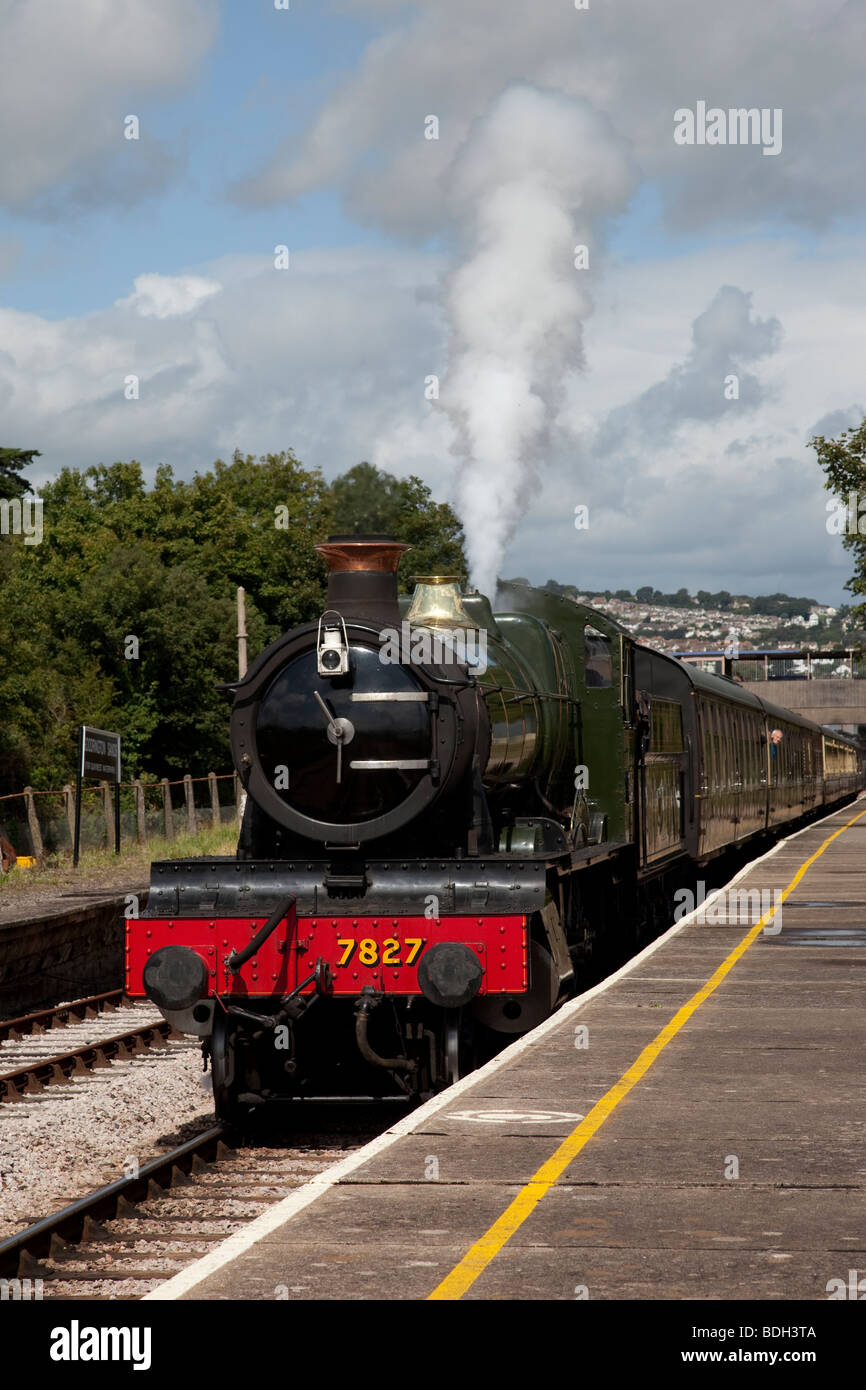 Lydham Manor number 7827 at Goodrington Station, South Devon Stock ...