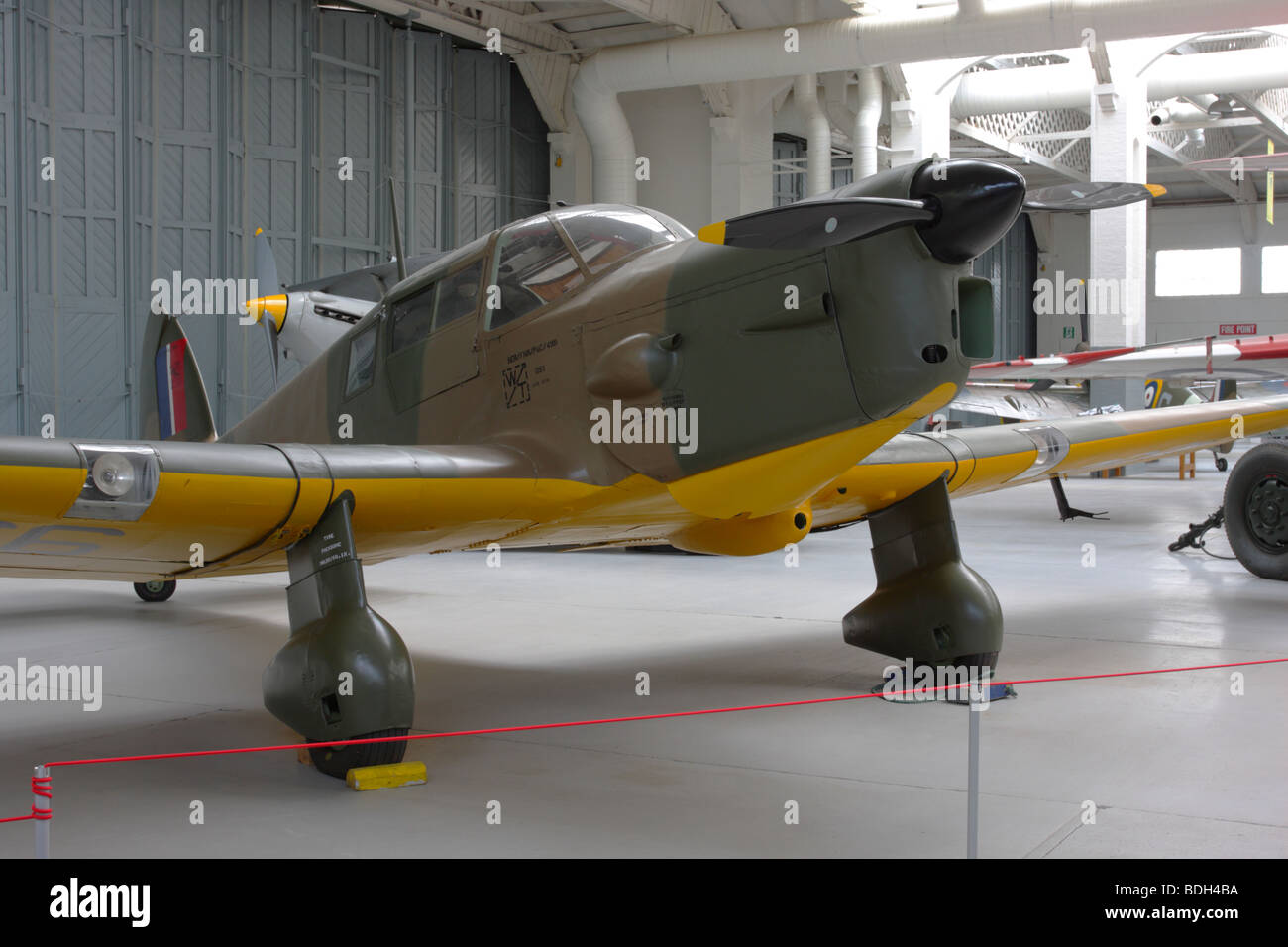 In it`s upper camouflage and yellow under belly livery,this example of ...