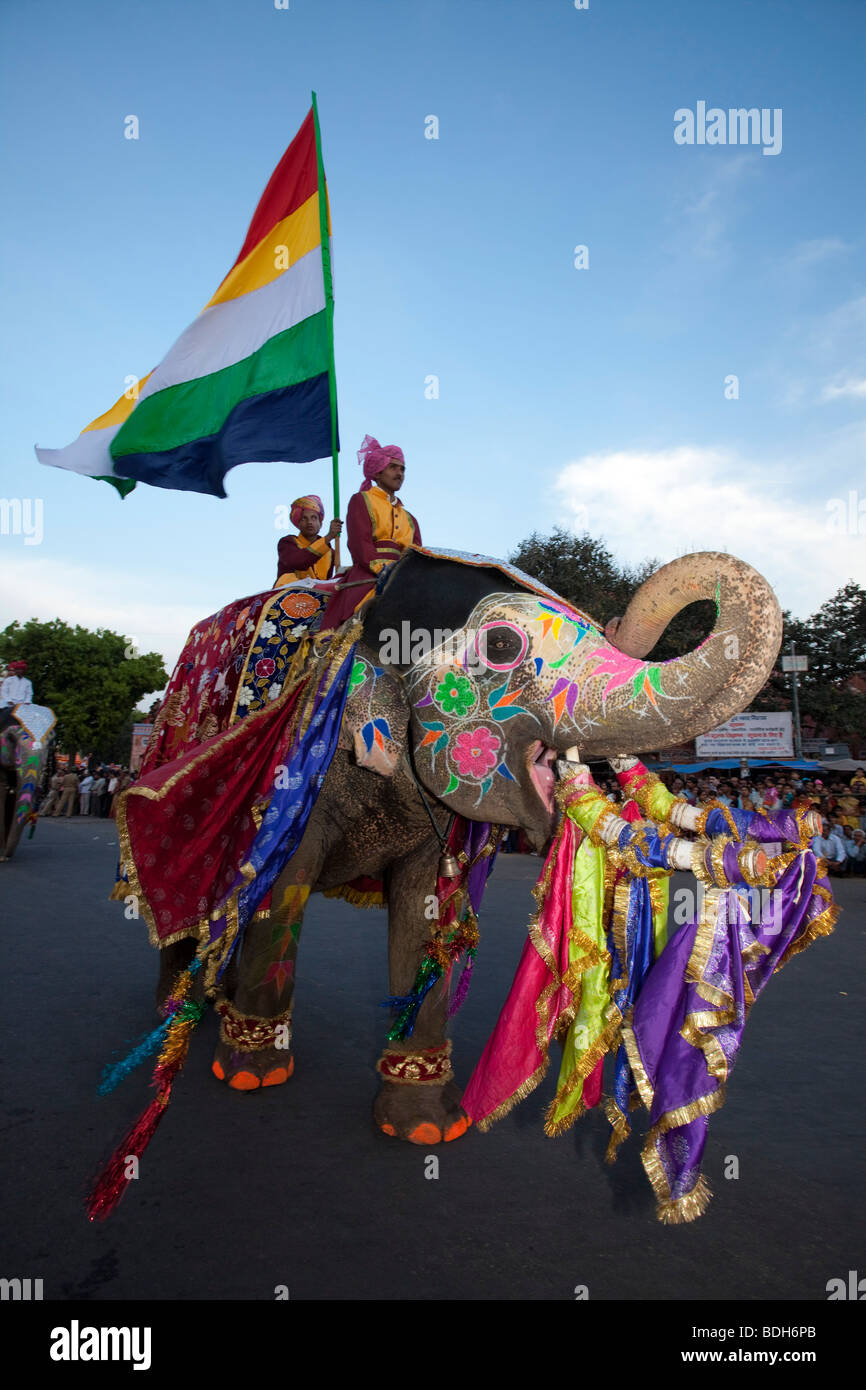 Hindu religious ceremony elephants hi-res stock photography and images ...