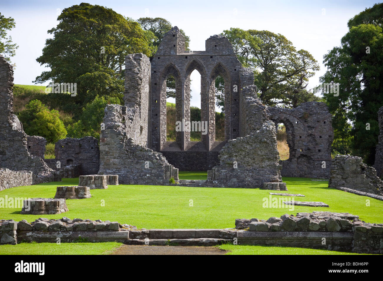 Inch Abbey, Downpatrick, Northern Ireland Stock Photo - Alamy