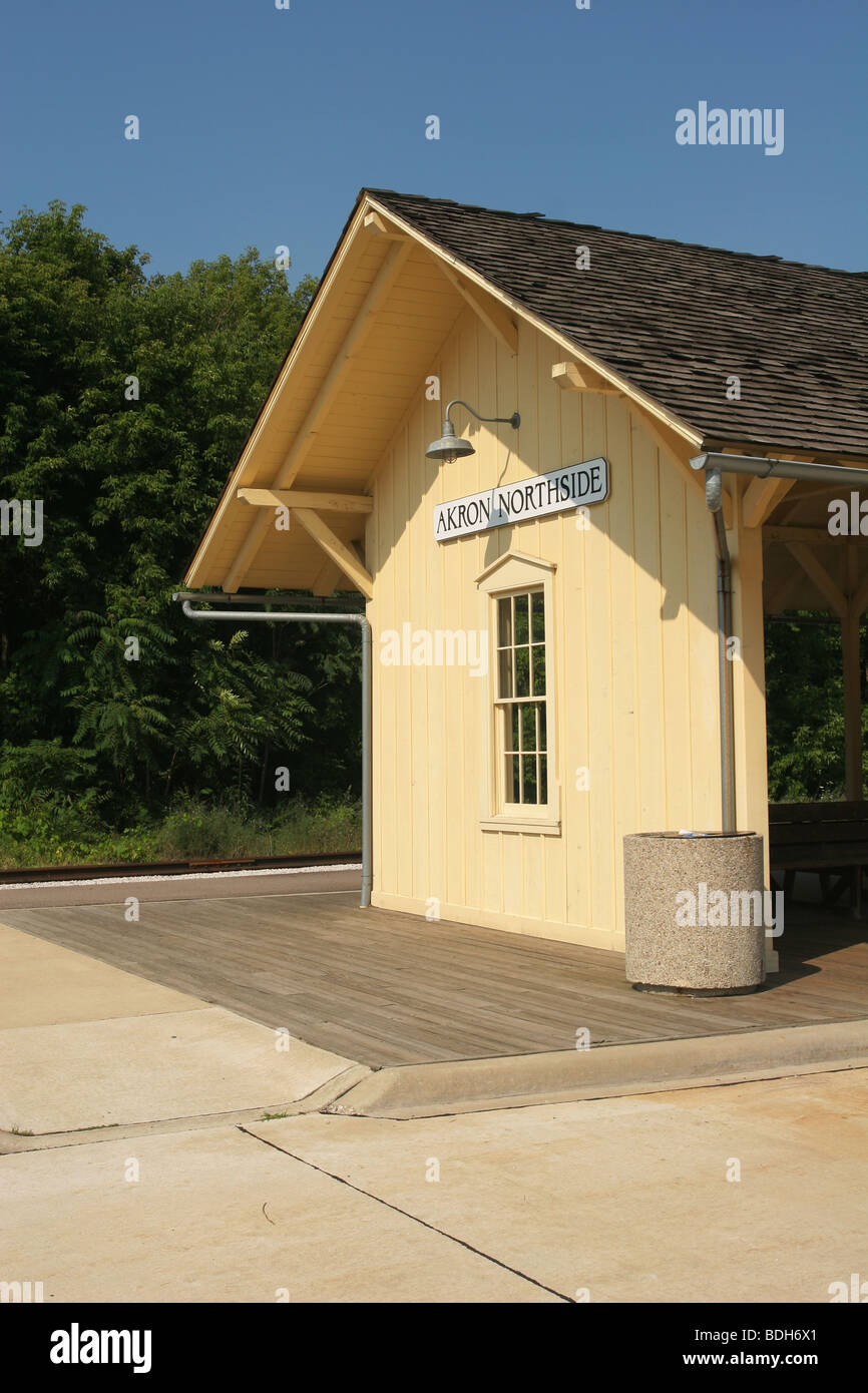 Akron Northside Train Station. Part of the Cuyahoga Valley Scenic ...