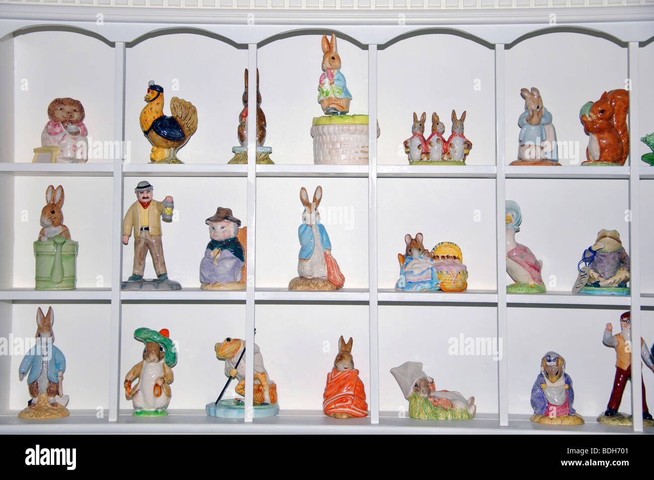Beatrix Potter Peter Rabbit figurine collection Stock Photo - Alamy