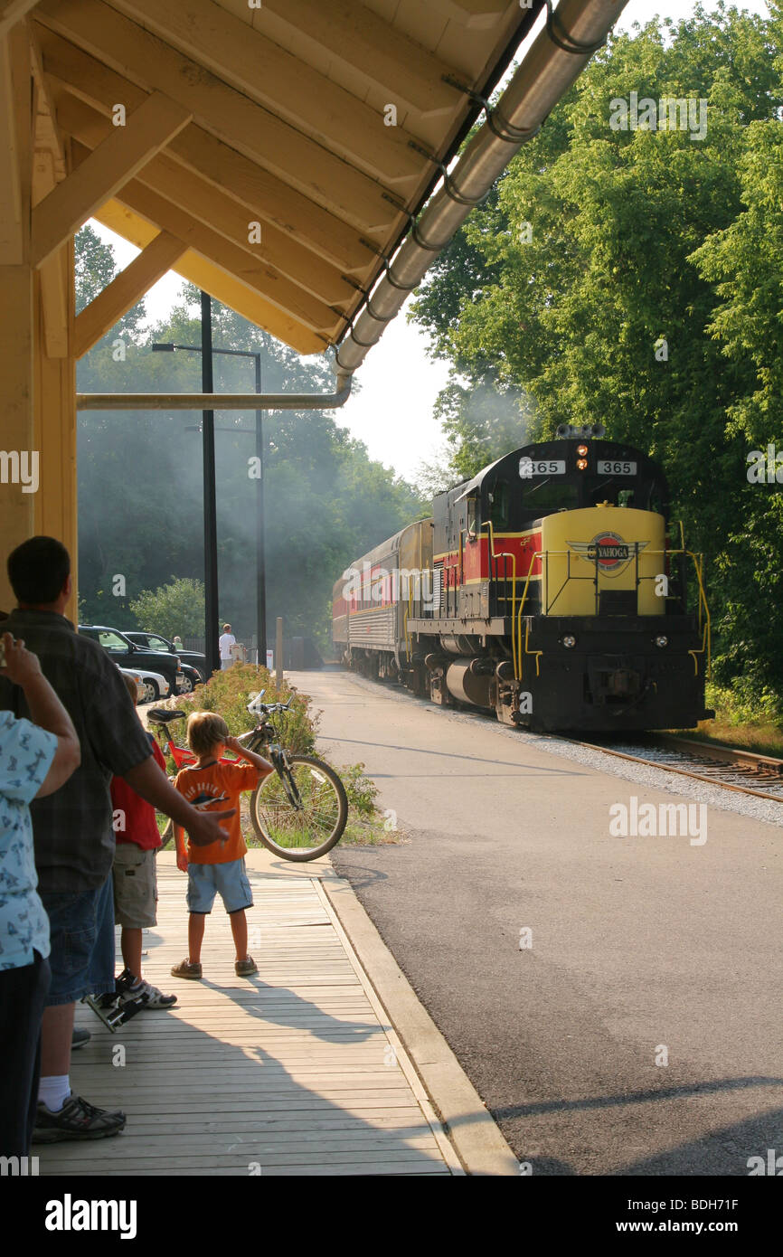 Akron Northside Train Station. Part of the Cuyahoga Valley Scenic ...