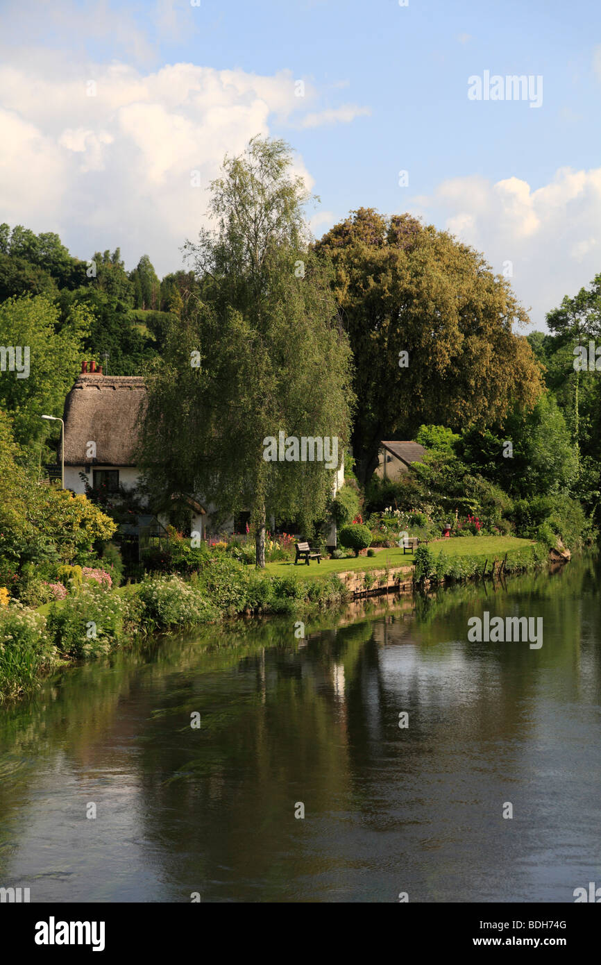 Bickleigh Cottage on the River Exe between Exeter and Tiverton Devon UK ...