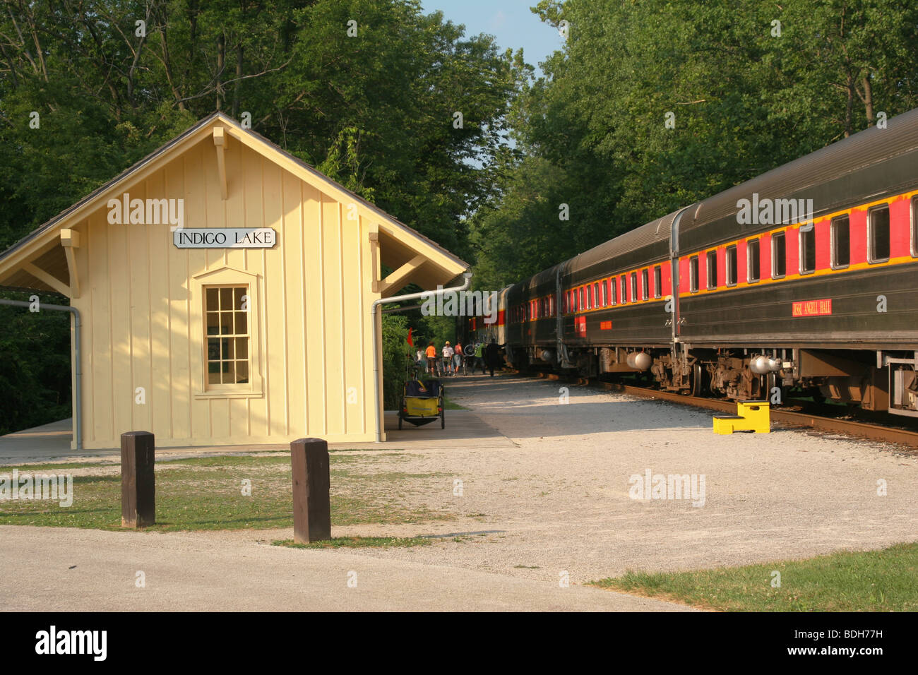 Akron indigo lake train station hi-res stock photography and images - Alamy