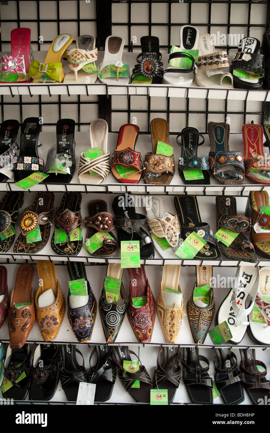 Shoes for sale Bangladesh Stock Photo - Alamy
