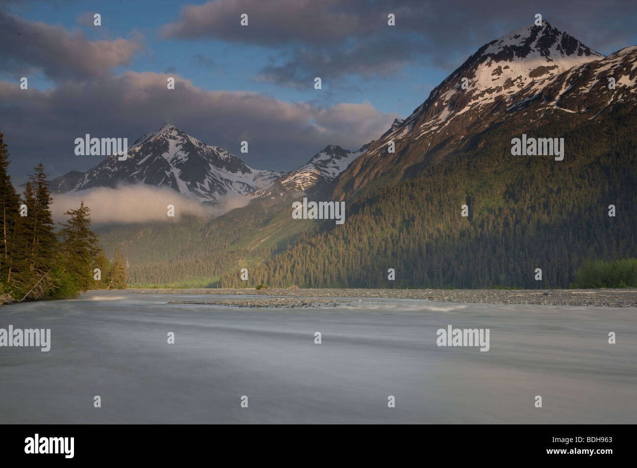 Mount Benson and the Resurrection River, Chugach National Forest ...