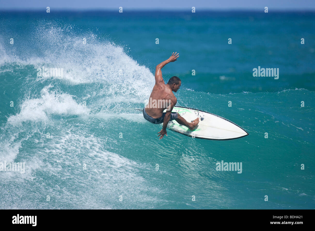 Oahu surfer rocky point hi-res stock photography and images - Alamy