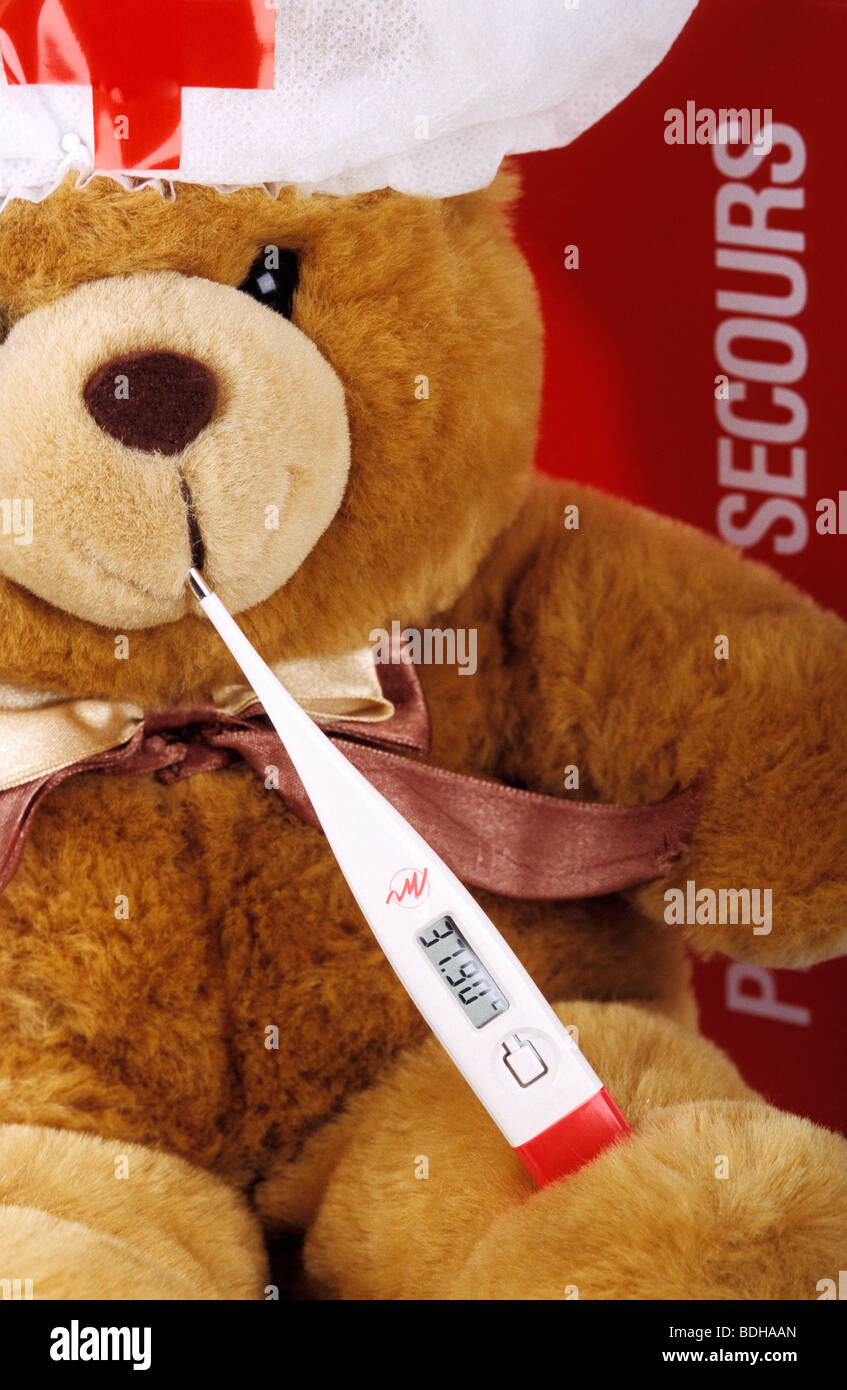 FEVER IN A CHILD Stock Photo - Alamy