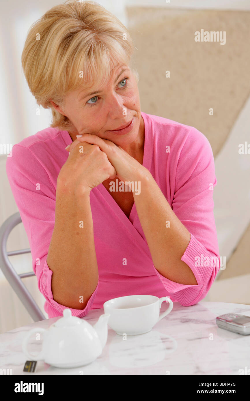 WEARY ELDERLY PERSON Stock Photo - Alamy